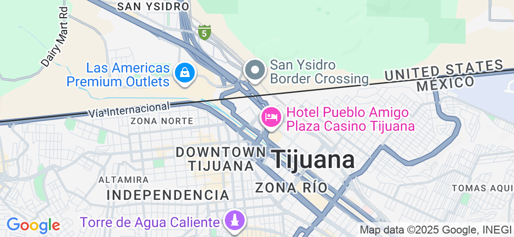 Bus Stop - Yellow Cab Services - Tijuana, BC